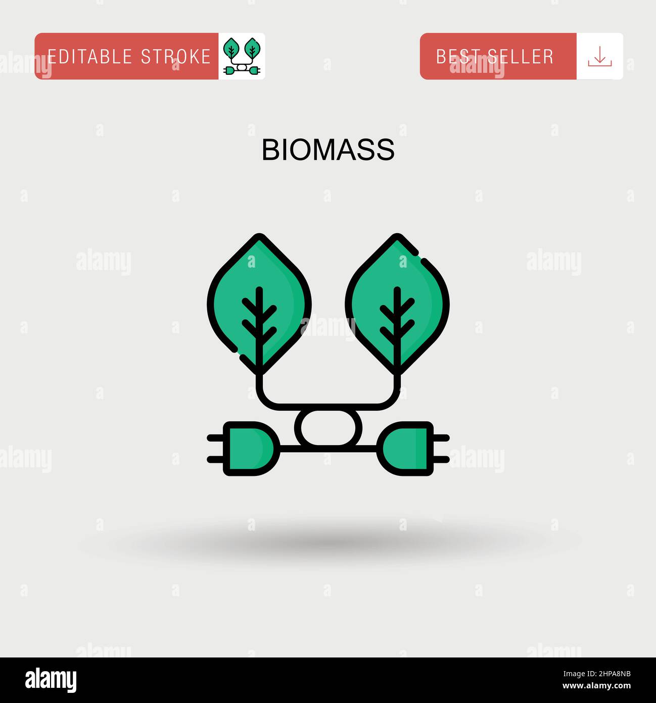 Biomass Simple vector icon Stock Vector Image & Art - Alamy