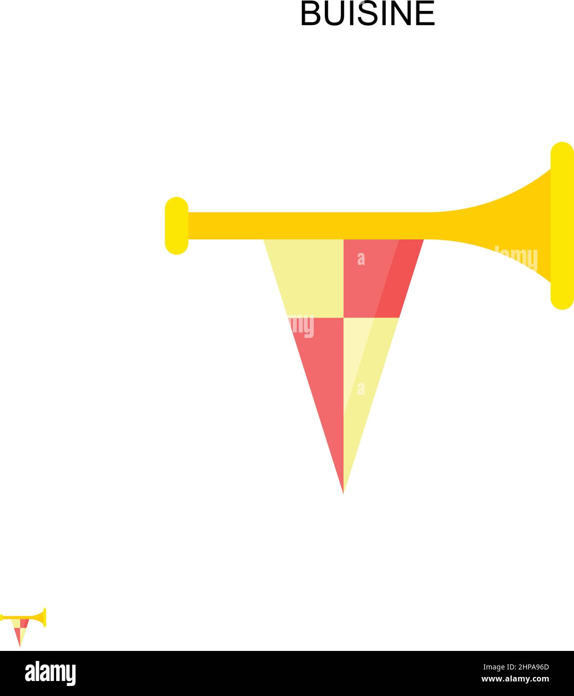 Buisine Simple vector icon. Illustration symbol design template for web ...