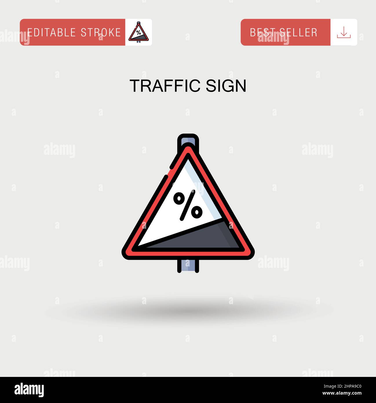 Sign signal traffic pedestrian Stock Vector Images - Alamy