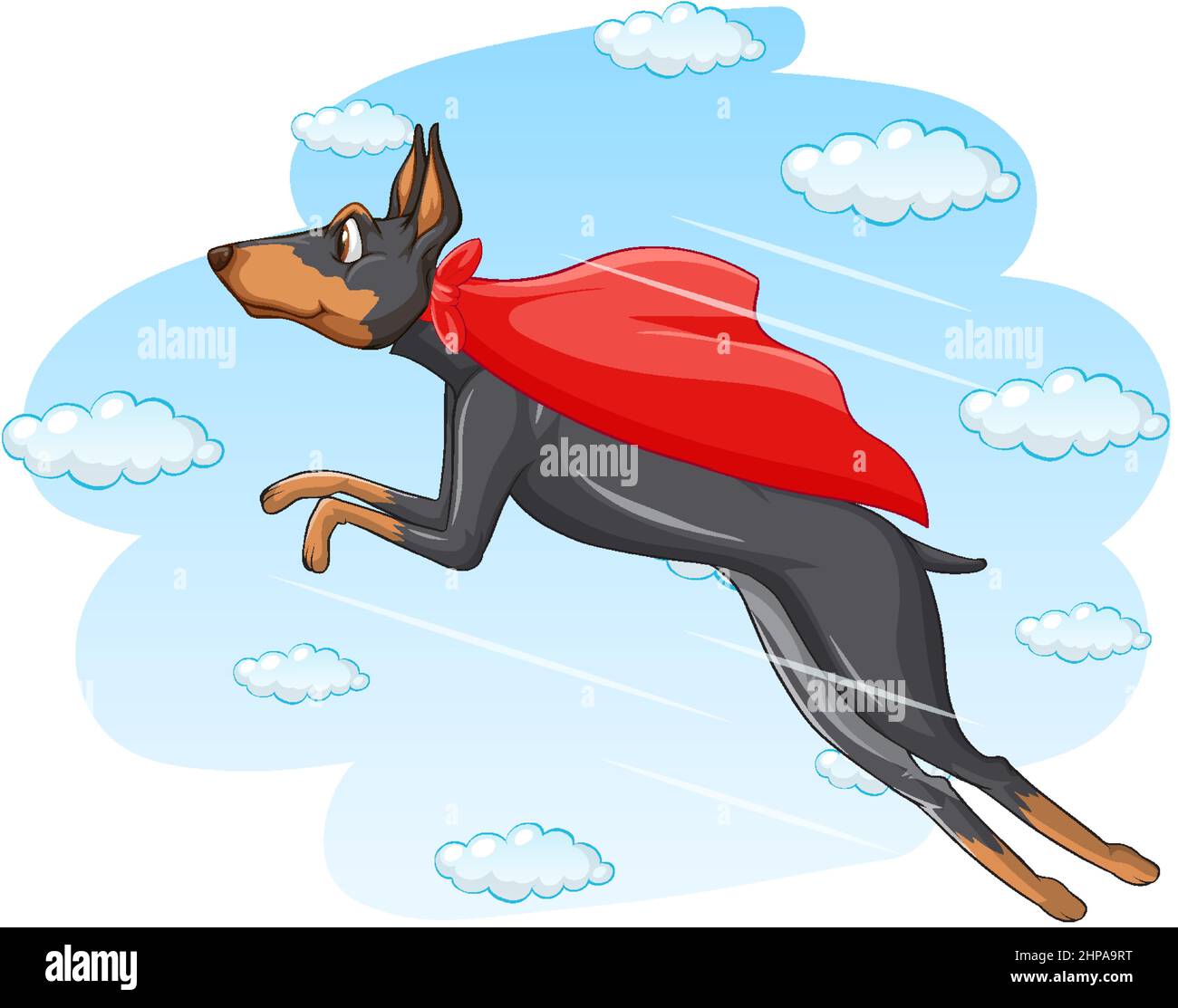 Flying with dogs Stock Vector Images - Alamy