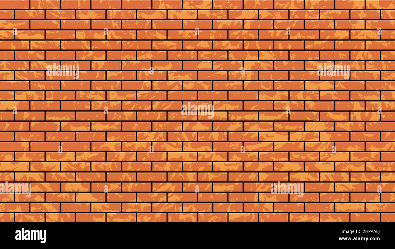 Brick wall background. Vector textured pattern illustration for design ...