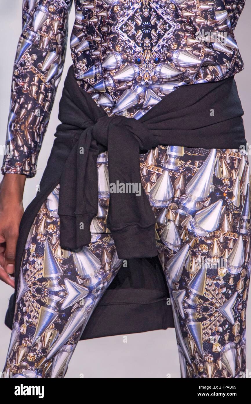 NEW YORK, NY - FEBRUARY 16, 2022: A model walks the runway for The ... NEW YORK, NY - FEBRUARY 16, 2022: A model walks the runway for The ...