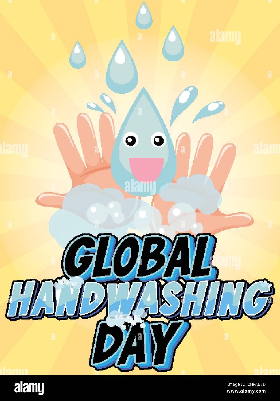 Global Hand Washing Day Banner Design illustration Stock Vector Image ...