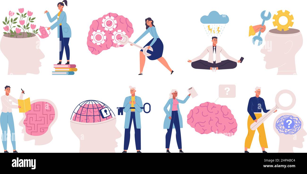 Mental health, cognitive brain support, stress therapy. Emotional ...