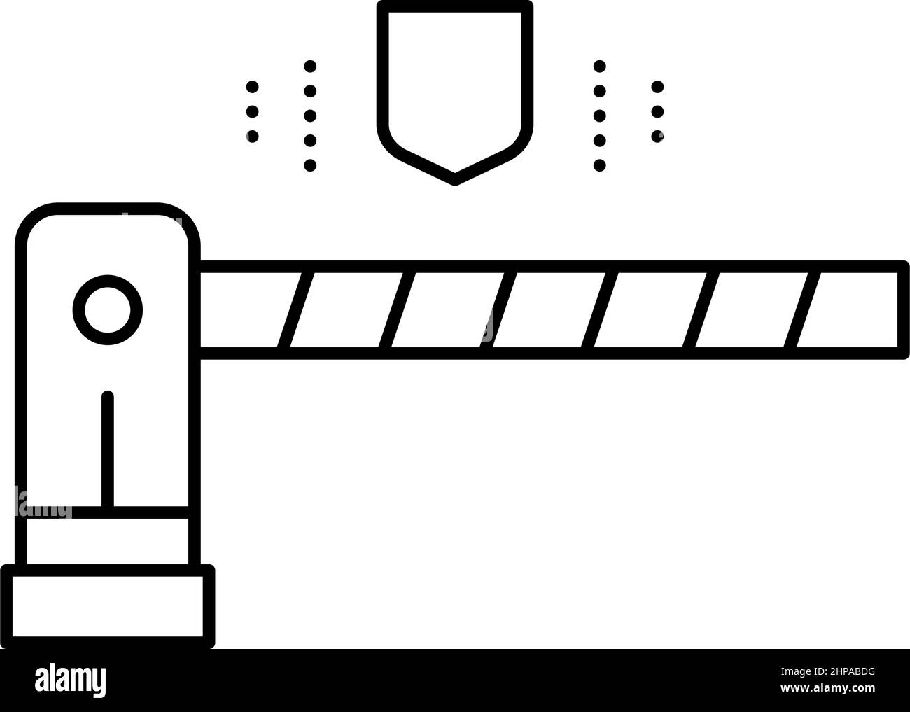 intercom device line icon vector isolated illustration Stock Vector ...