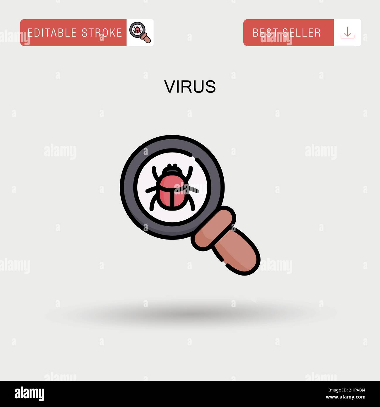 Virus simple hi-res stock photography and images - Alamy