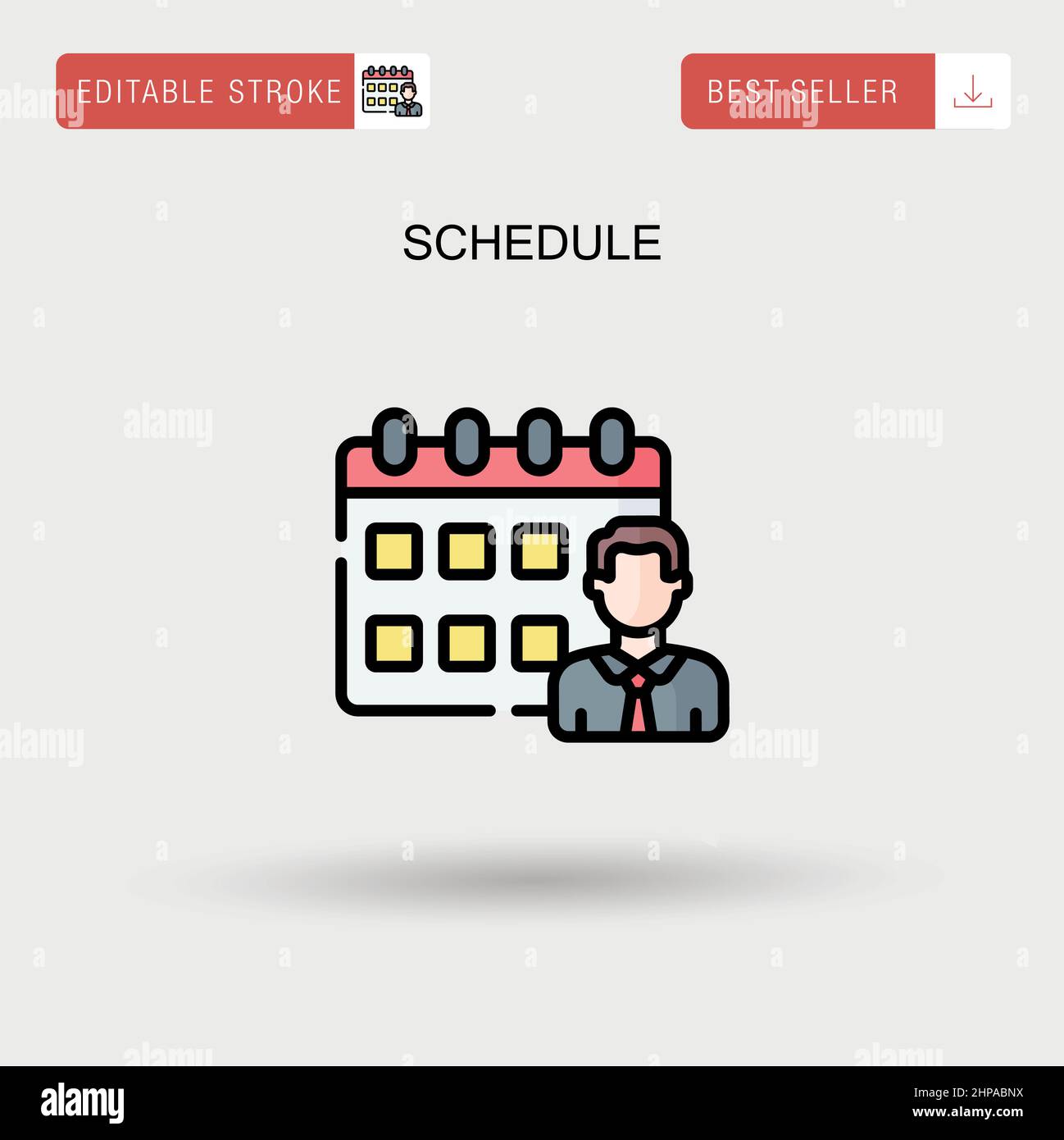 Schedule app Stock Vector Images - Alamy