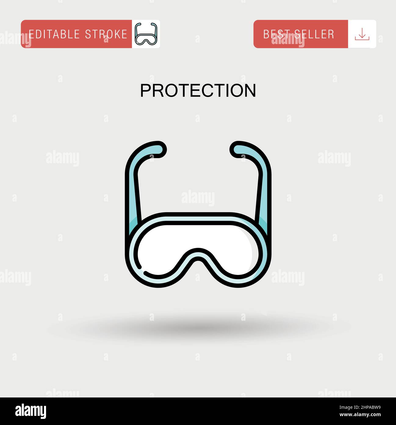 Protection Simple vector icon Stock Vector Image & Art - Alamy