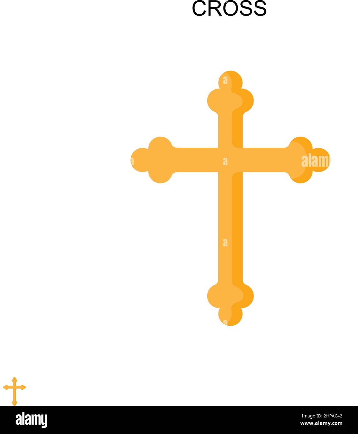 Simple Cross Clip Art