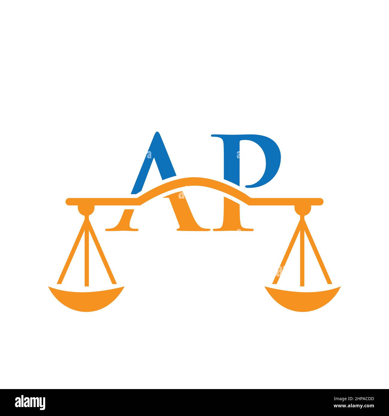 Law Firm Letter AP Logo Design. Lawyer, Justice, Law Attorney, Legal ...