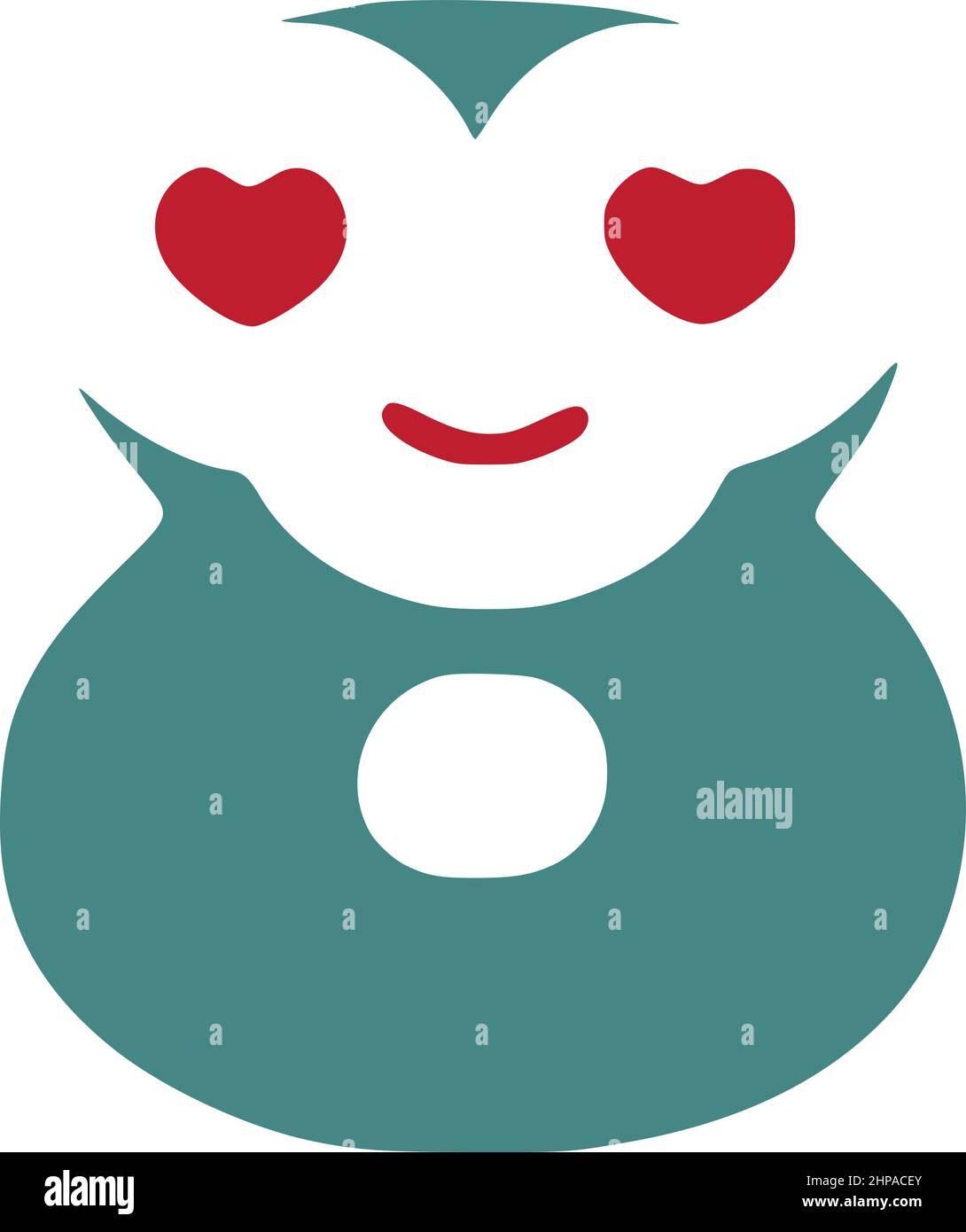 Number 8 in love cute smiley in doodle style Stock Vector Image & Art ...