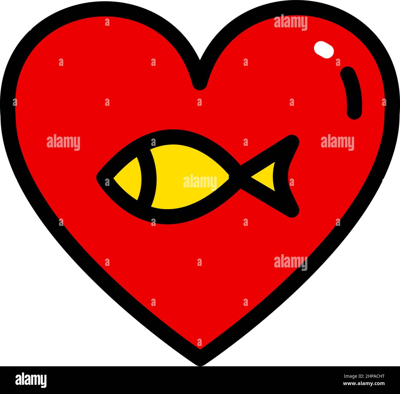 Fish oil icon isolated on white background. Vitamin omega 3 colored ...