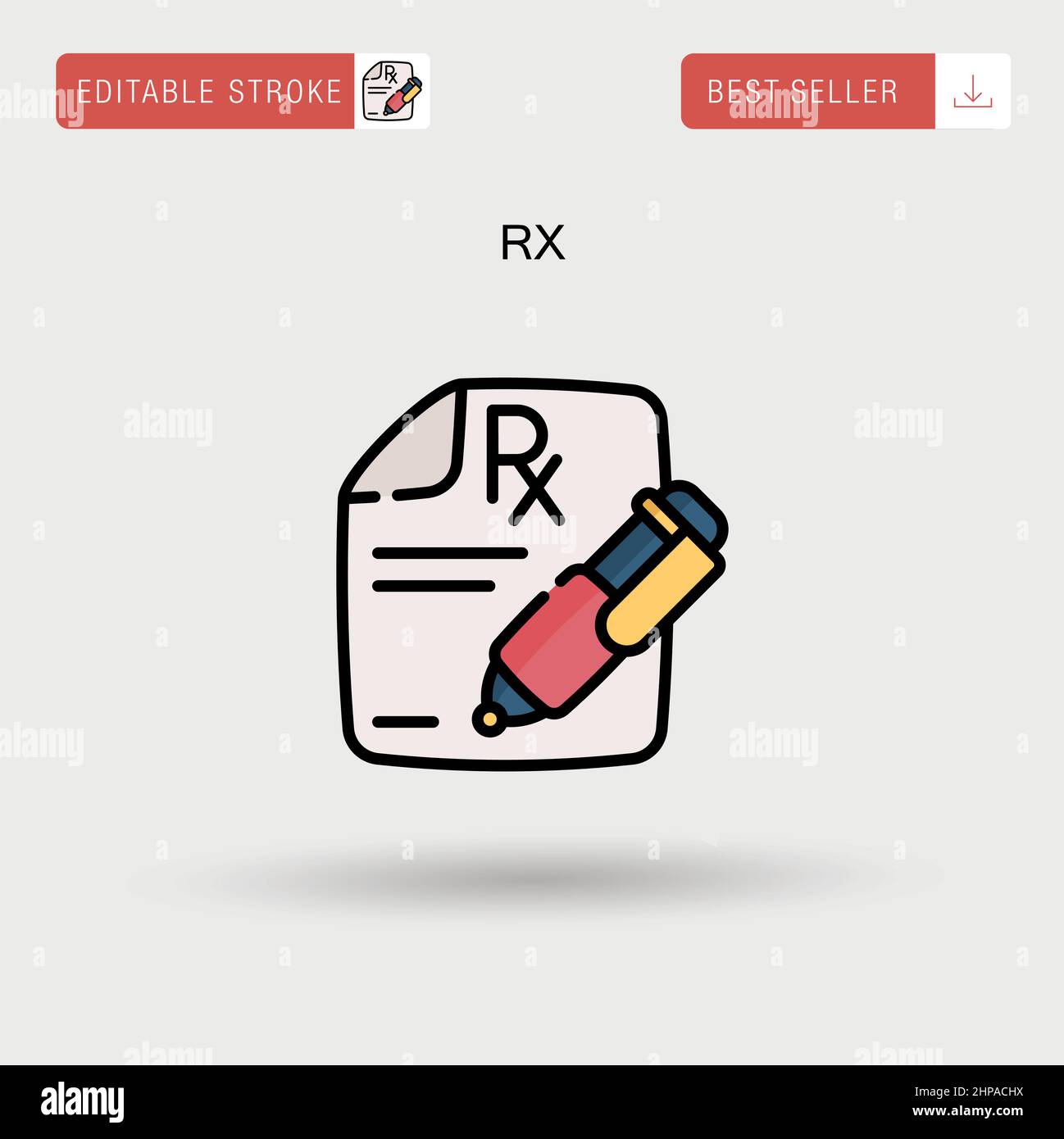 Rx symbol vector hi-res stock photography and images - Alamy