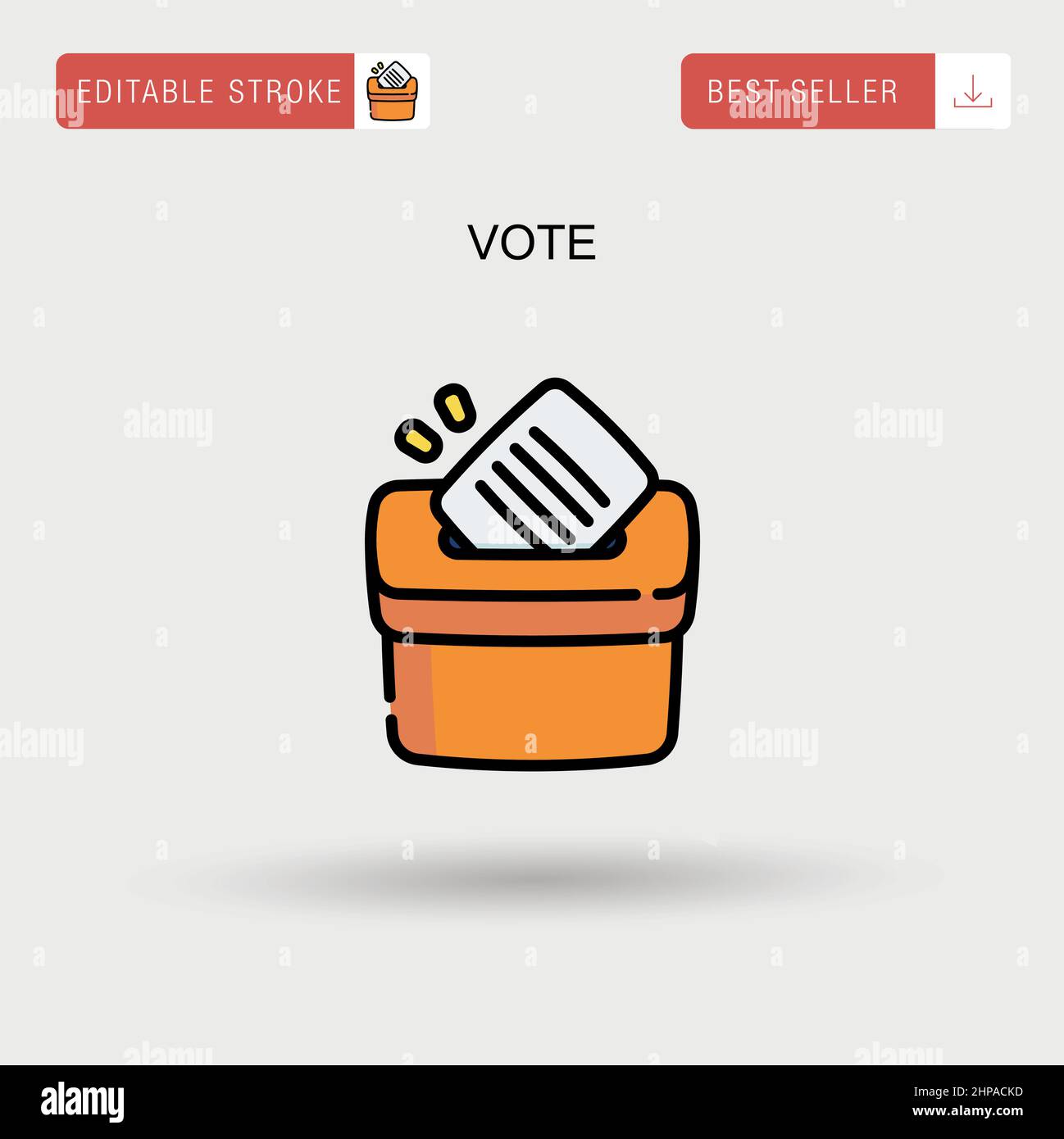 Democracy icon hi-res stock photography and images - Alamy