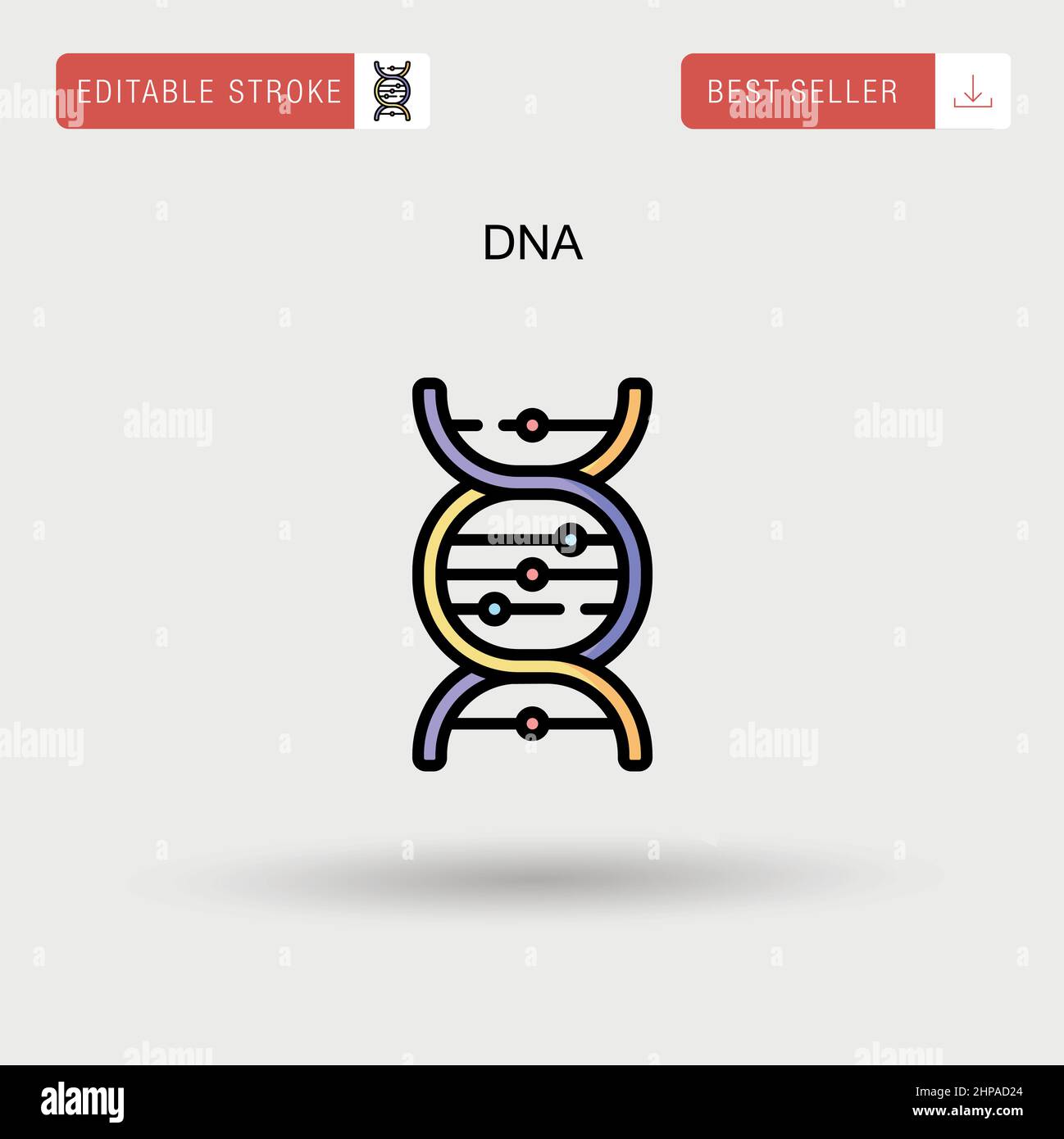 3d dna helix vector hi-res stock photography and images - Alamy