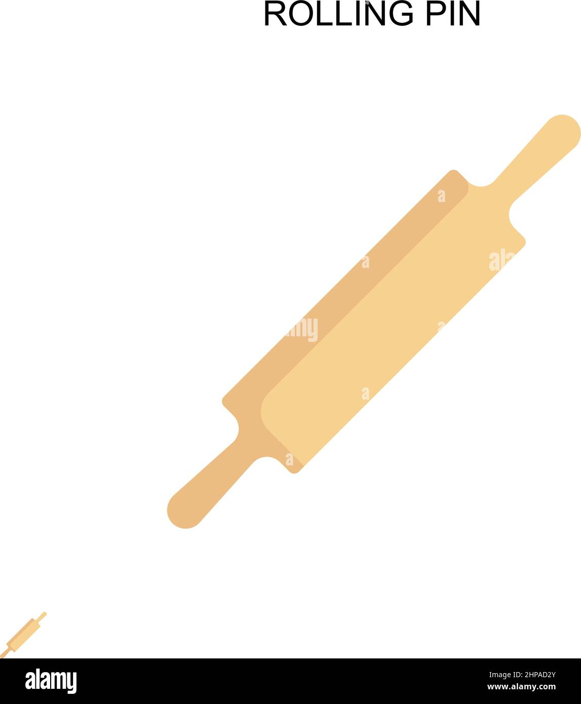 Rolling pin Stock Vector Images - Alamy