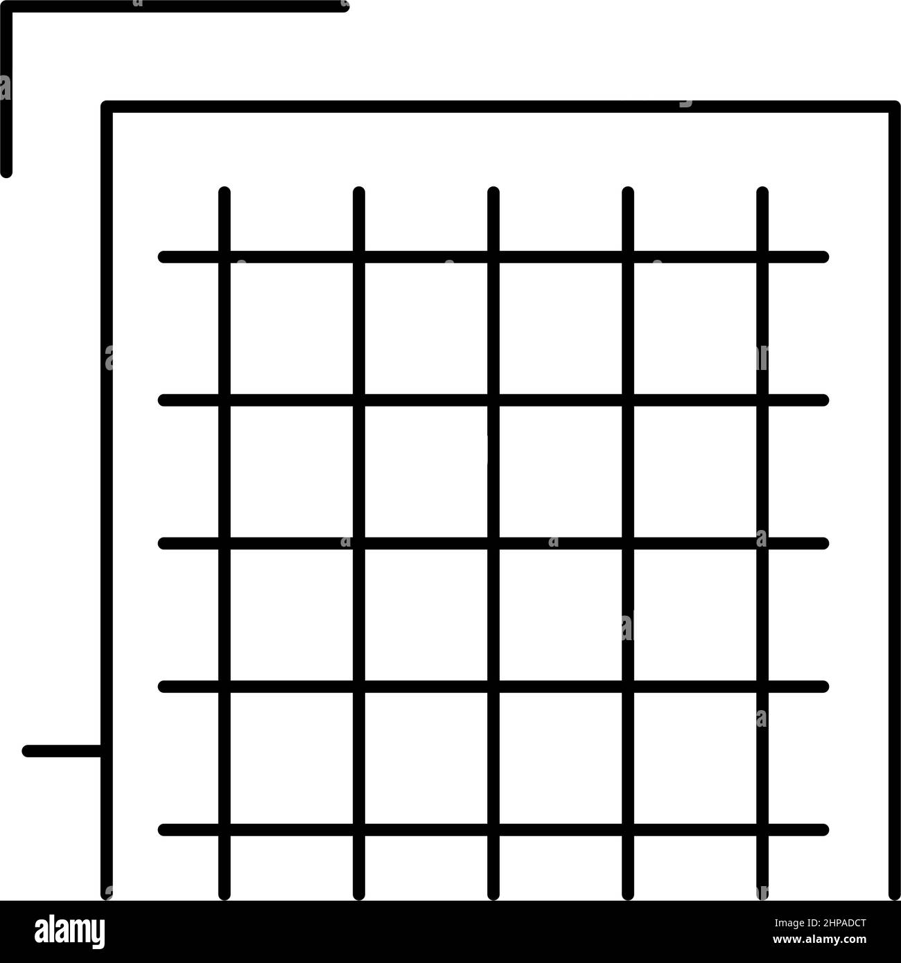 insulation grid line icon vector illustration Stock Vector Image & Art ...