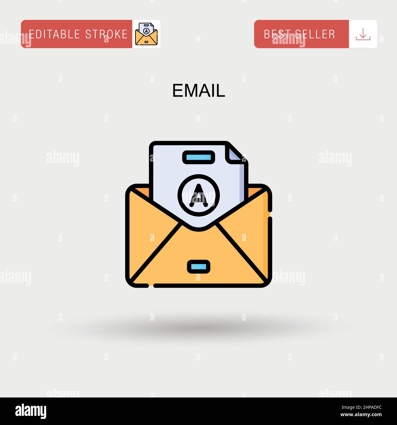 Email Simple vector icon Stock Vector Image & Art - Alamy