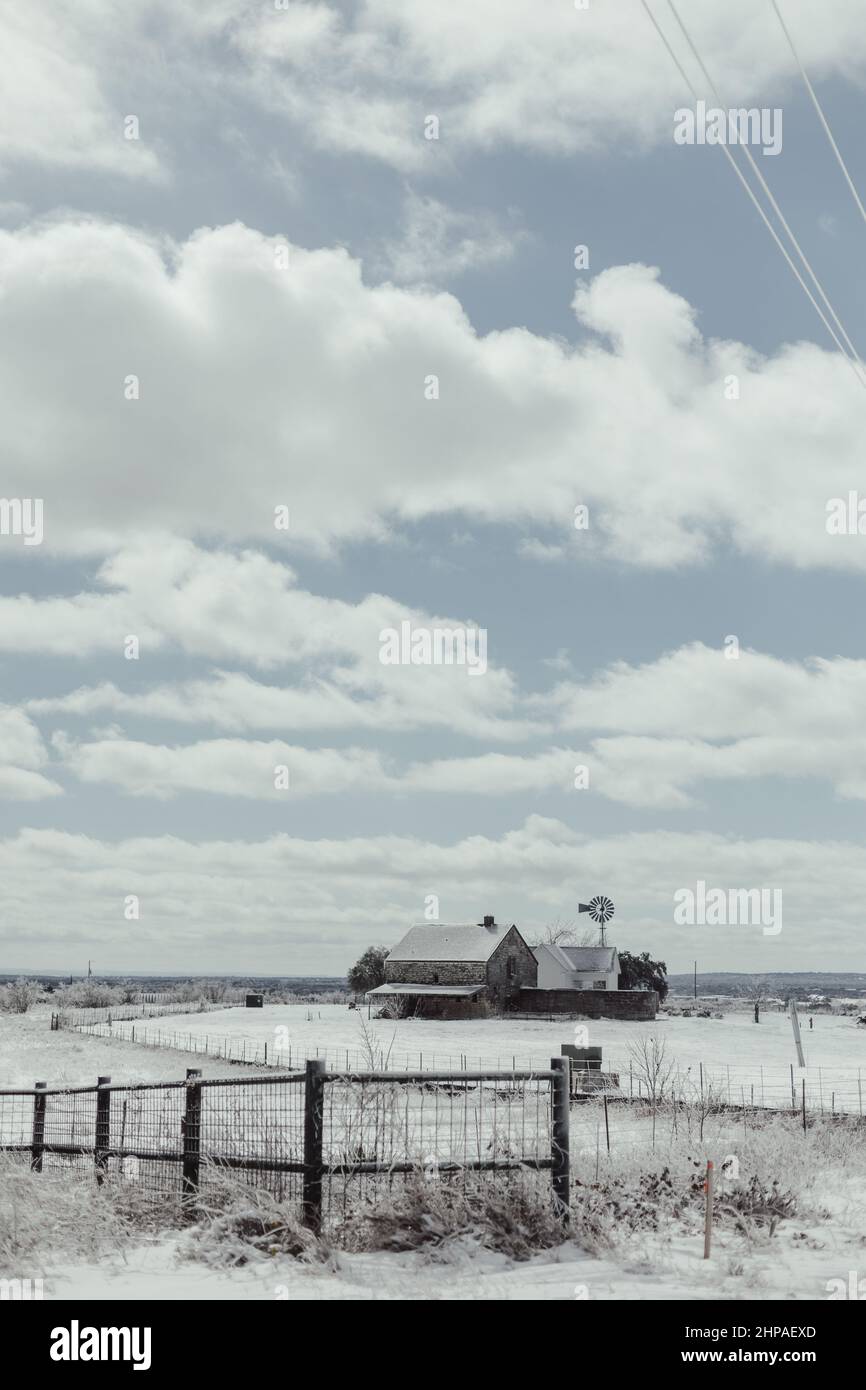 Beautiful shot ranch covered hi-res stock photography and images - Alamy