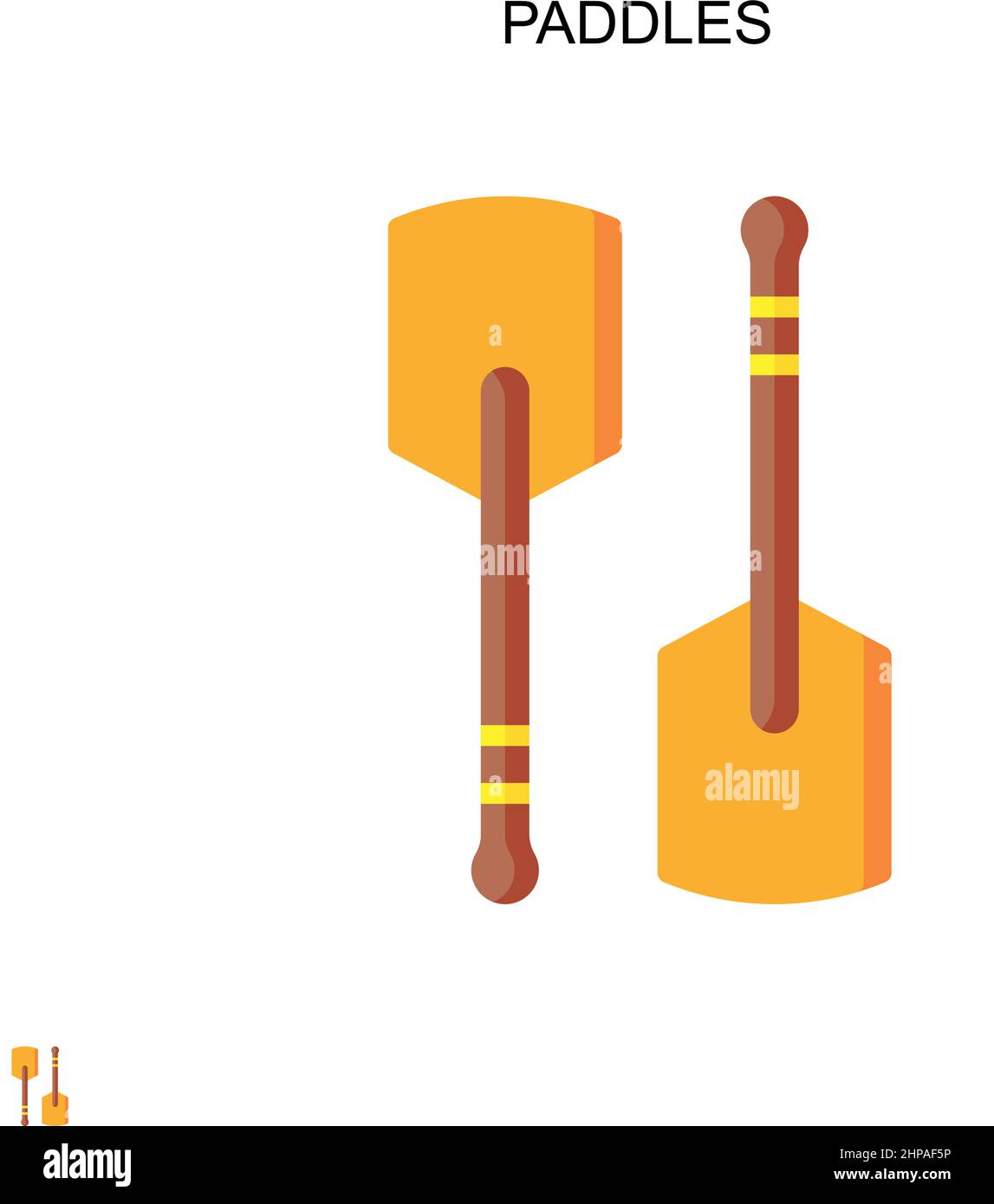 Paddle icon hi-res stock photography and images - Alamy