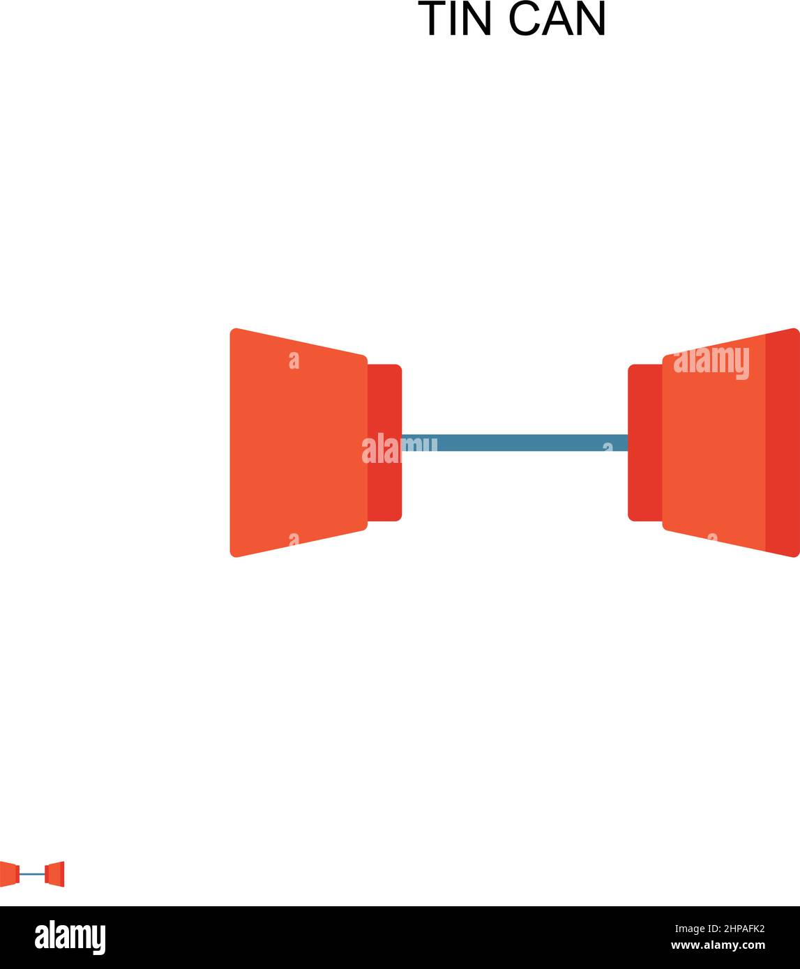 Tin can Simple vector icon. Illustration symbol design template for web ...