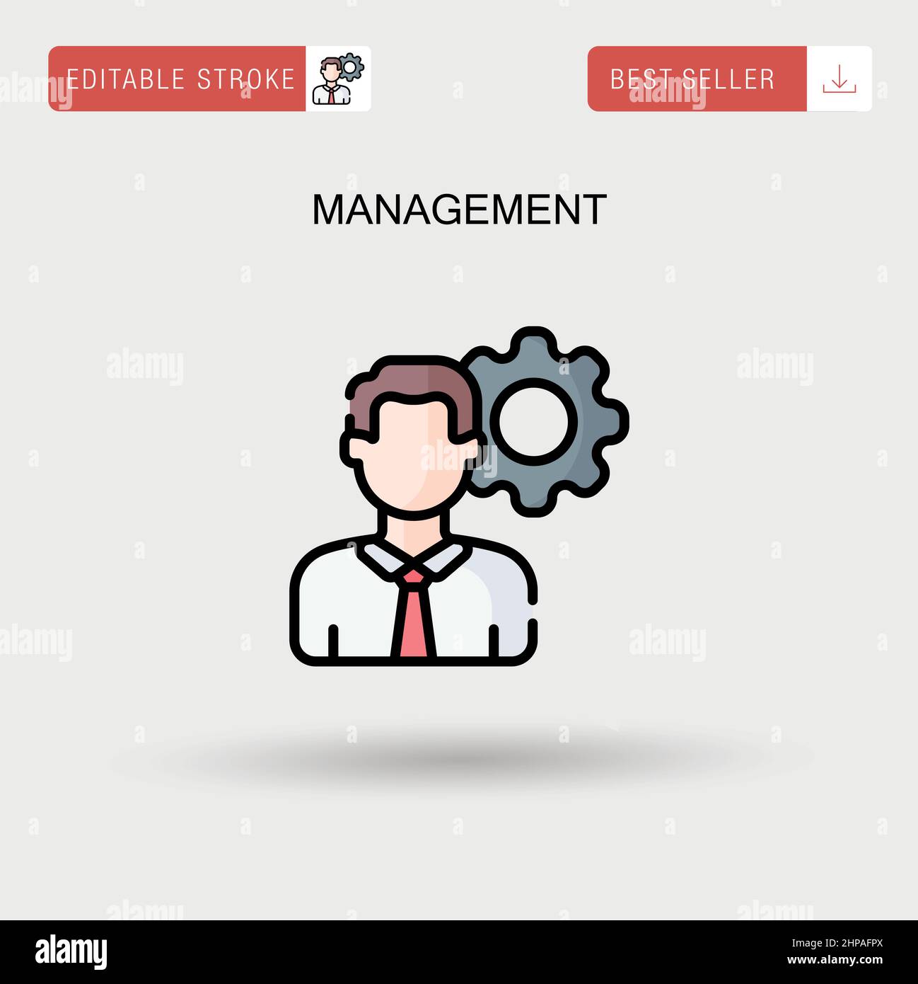 Management Simple vector icon Stock Vector Image & Art - Alamy
