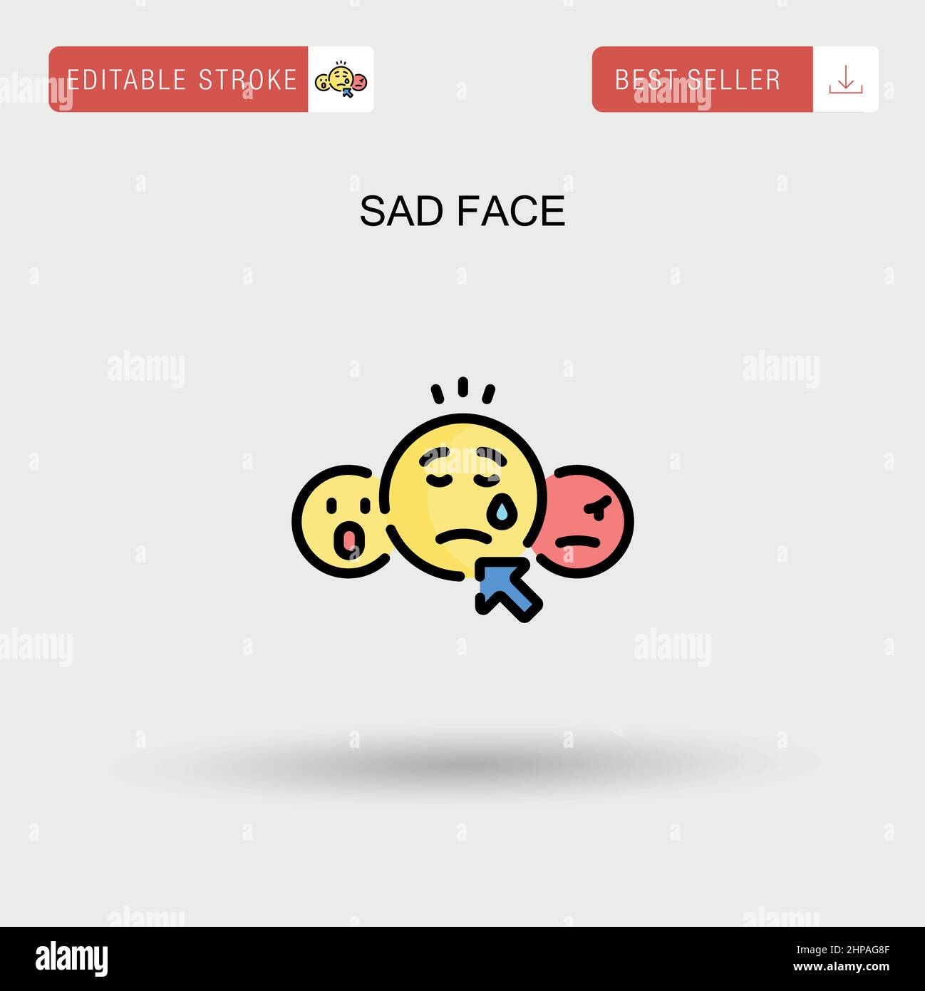 Face happy angry sad hi-res stock photography and images - Alamy