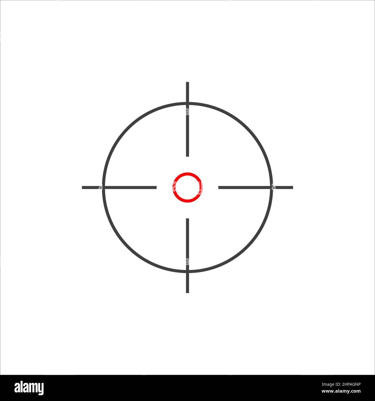 Target icon on white background Stock Vector Image & Art - Alamy