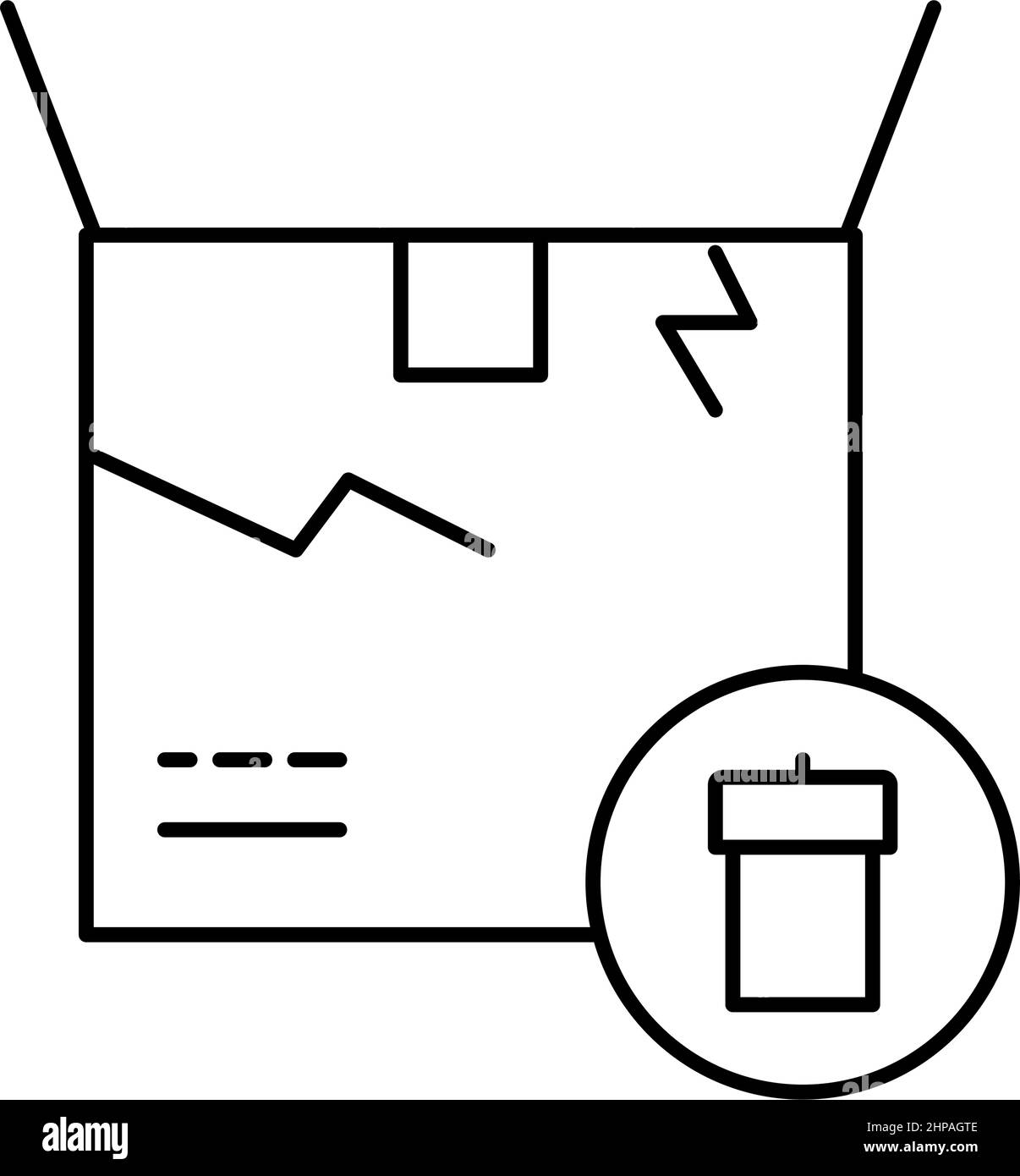 Model waste box Stock Vector Images - Alamy