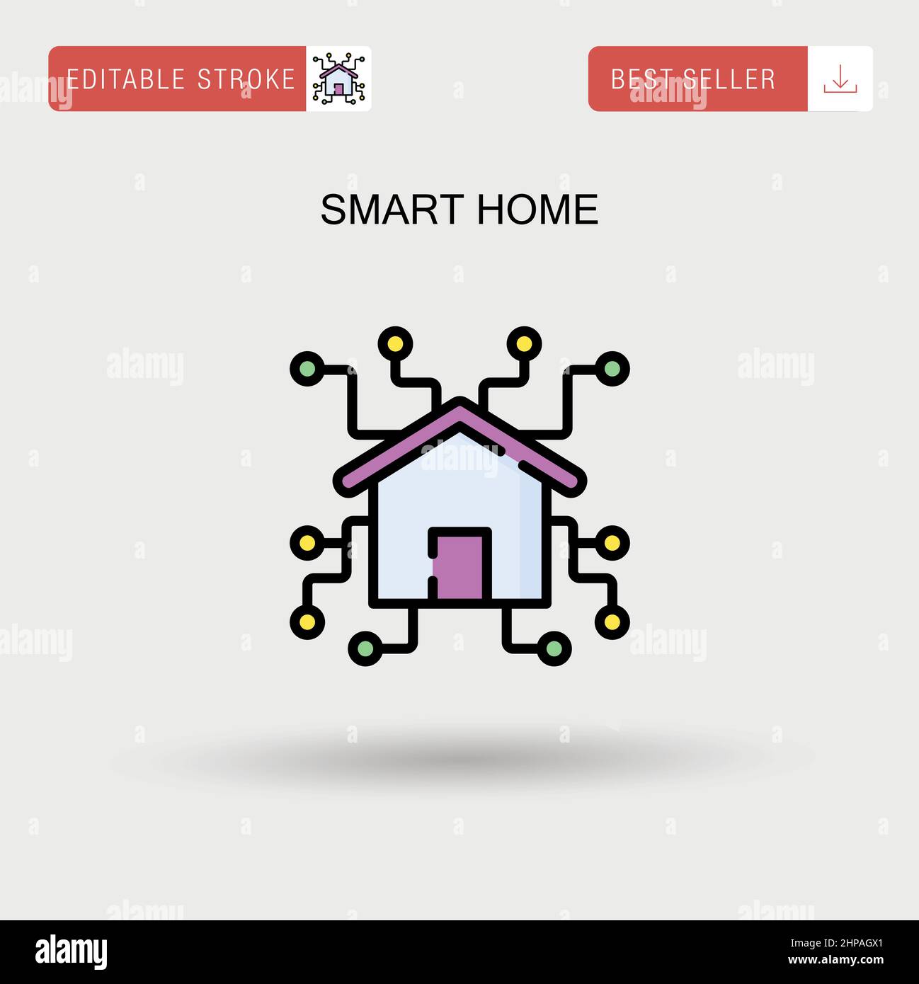 Smart home phone app Stock Vector Images - Alamy