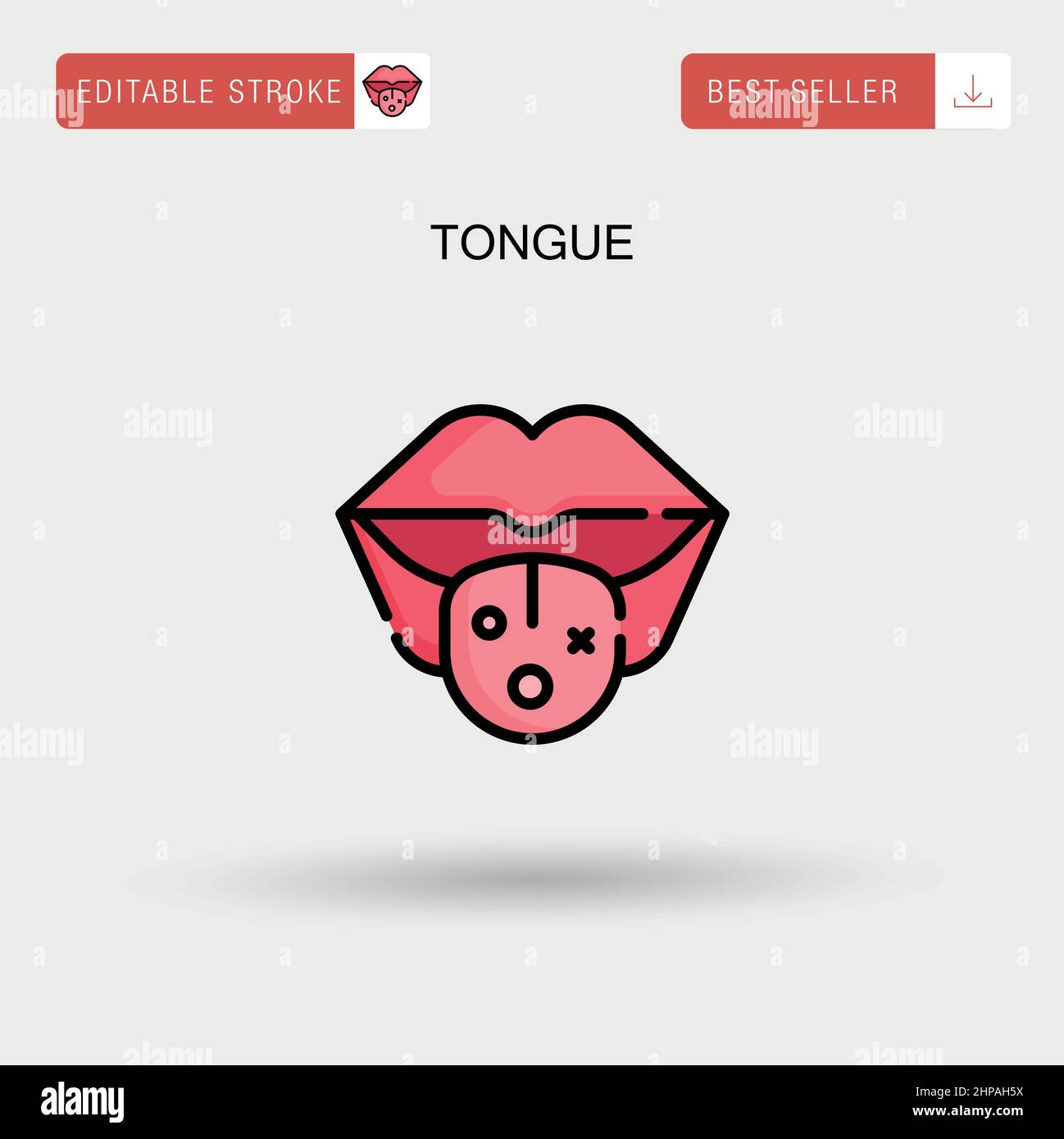 Tongue taste Stock Vector Images - Alamy