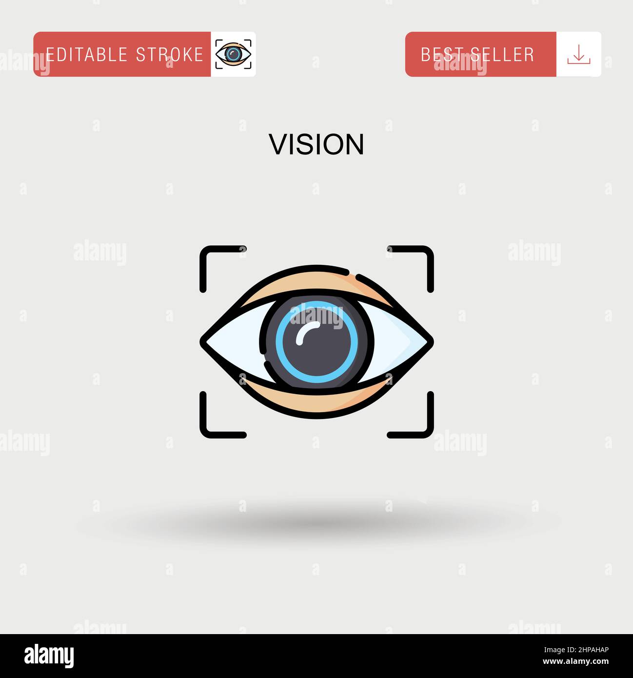 Vision future icon hi-res stock photography and images - Alamy