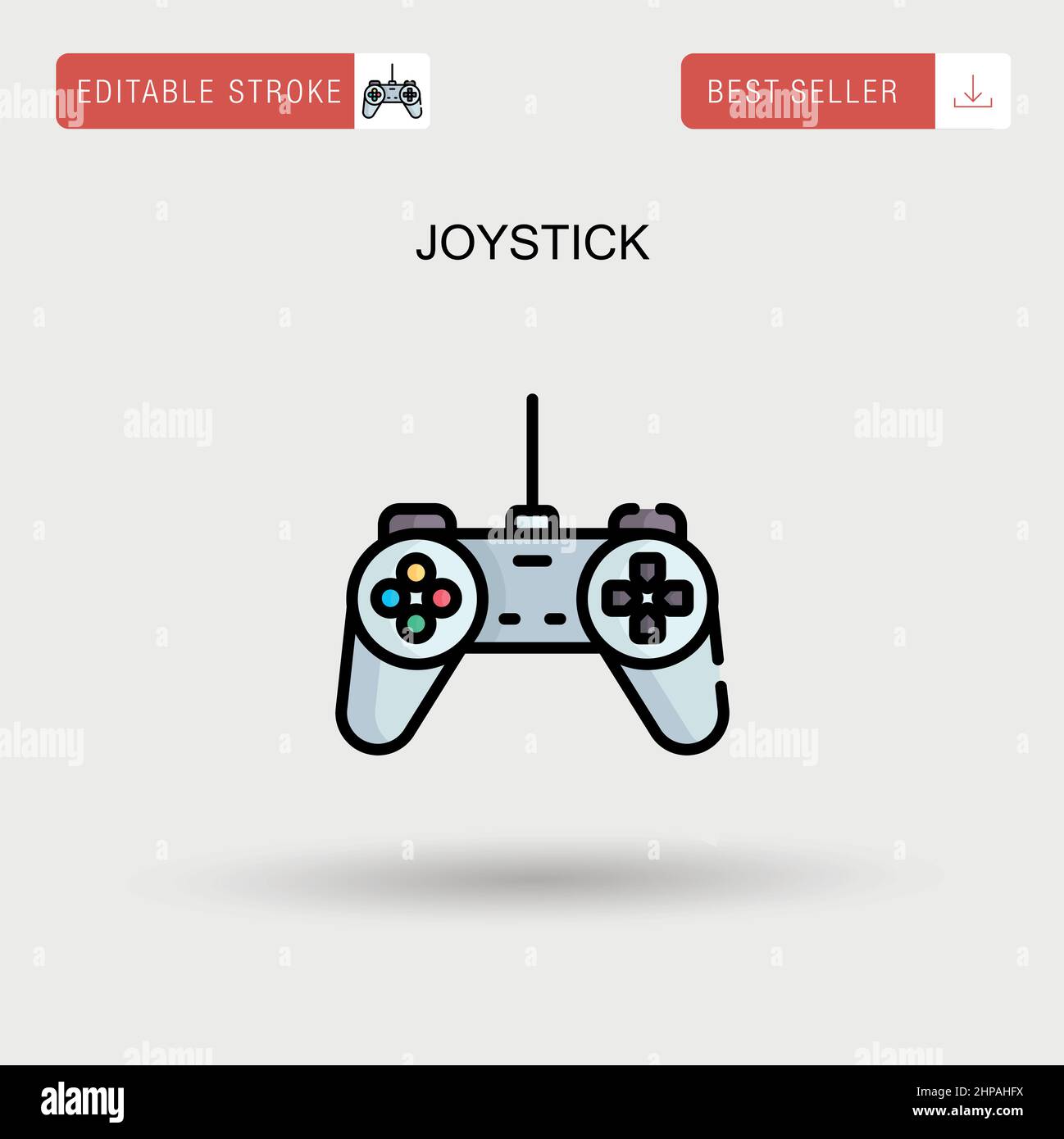 Neon joystick hi-res stock photography and images - Alamy