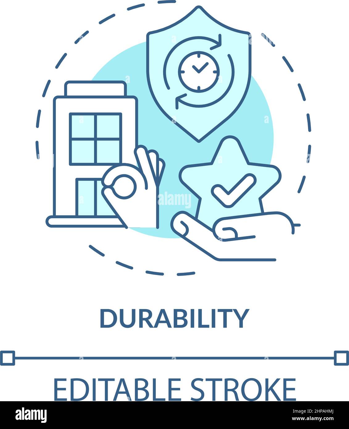 Safety and durability Stock Vector Images - Alamy