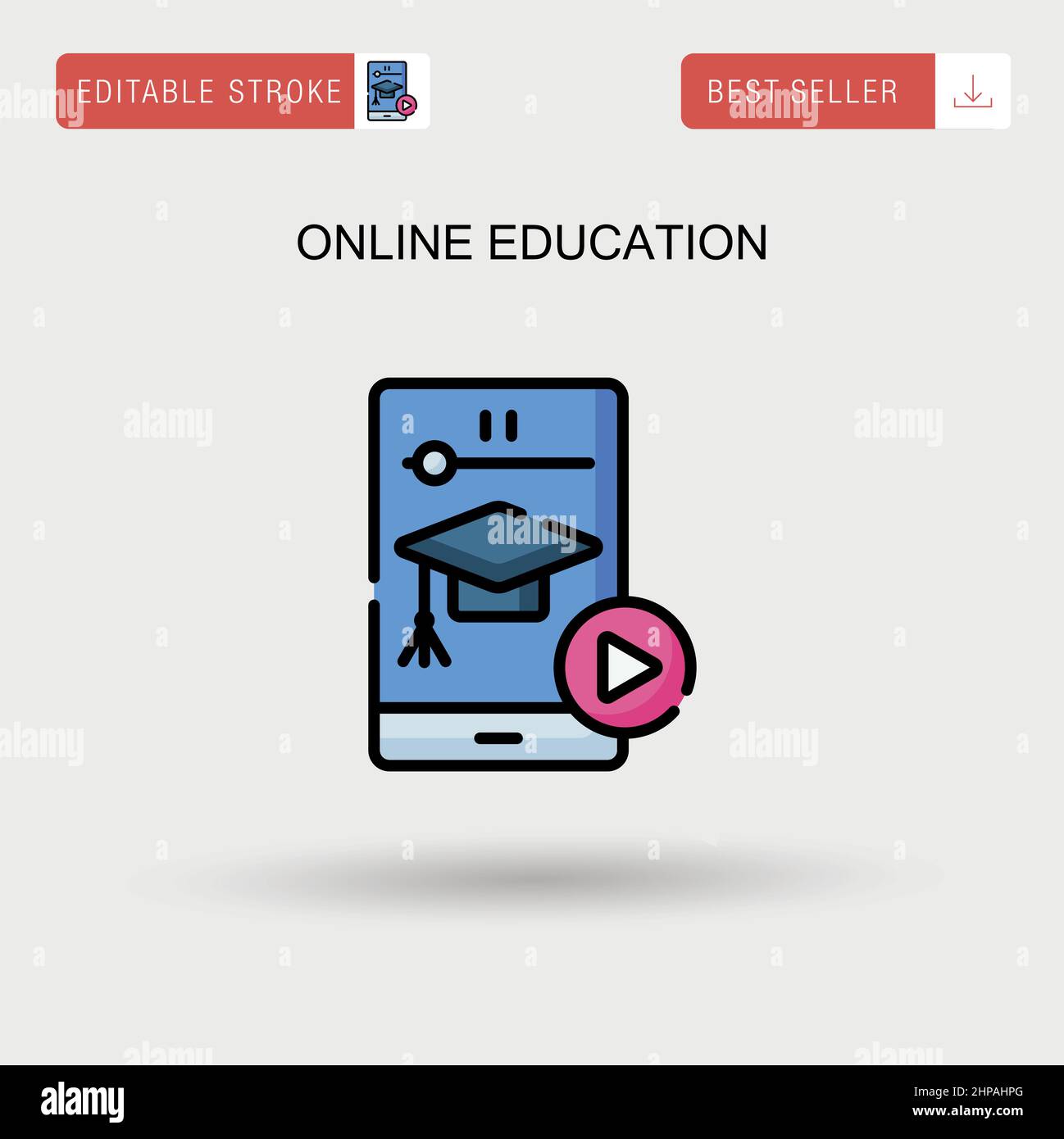 Online video class Stock Vector Images - Alamy