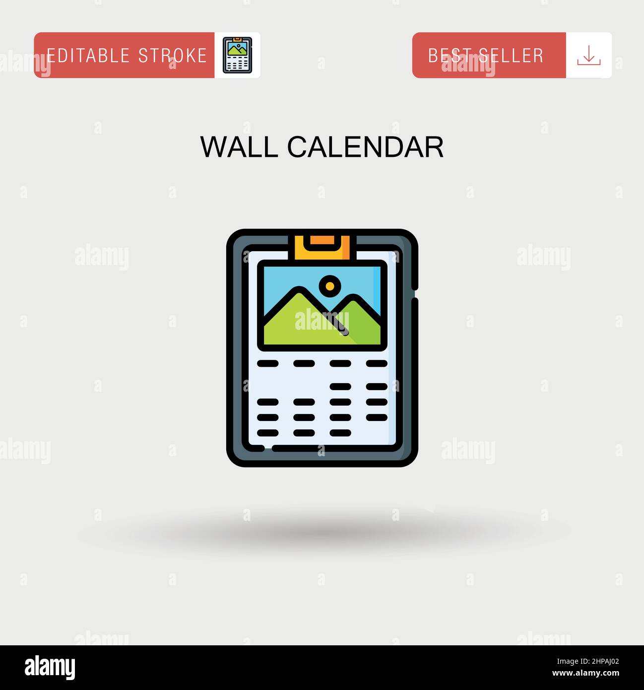 Office wall calendar hi-res stock photography and images - Alamy