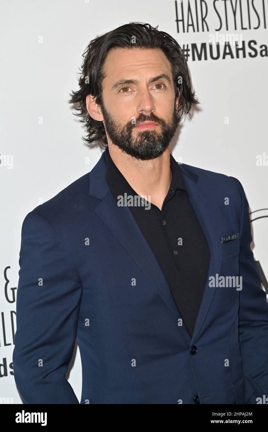 Beverly Hills, USA. 19th Feb, 2022. BEVERLY HILLS, USA. February 19, 2022: Milo Ventimiglia at ...