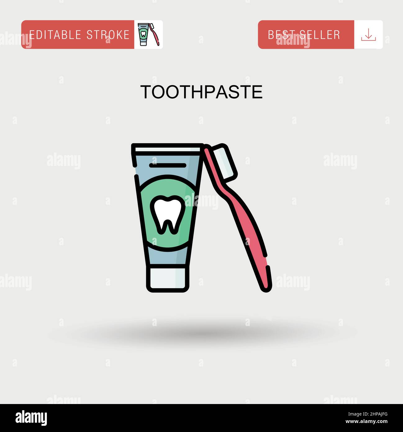 Toothpaste 3d Stock Vector Images - Alamy
