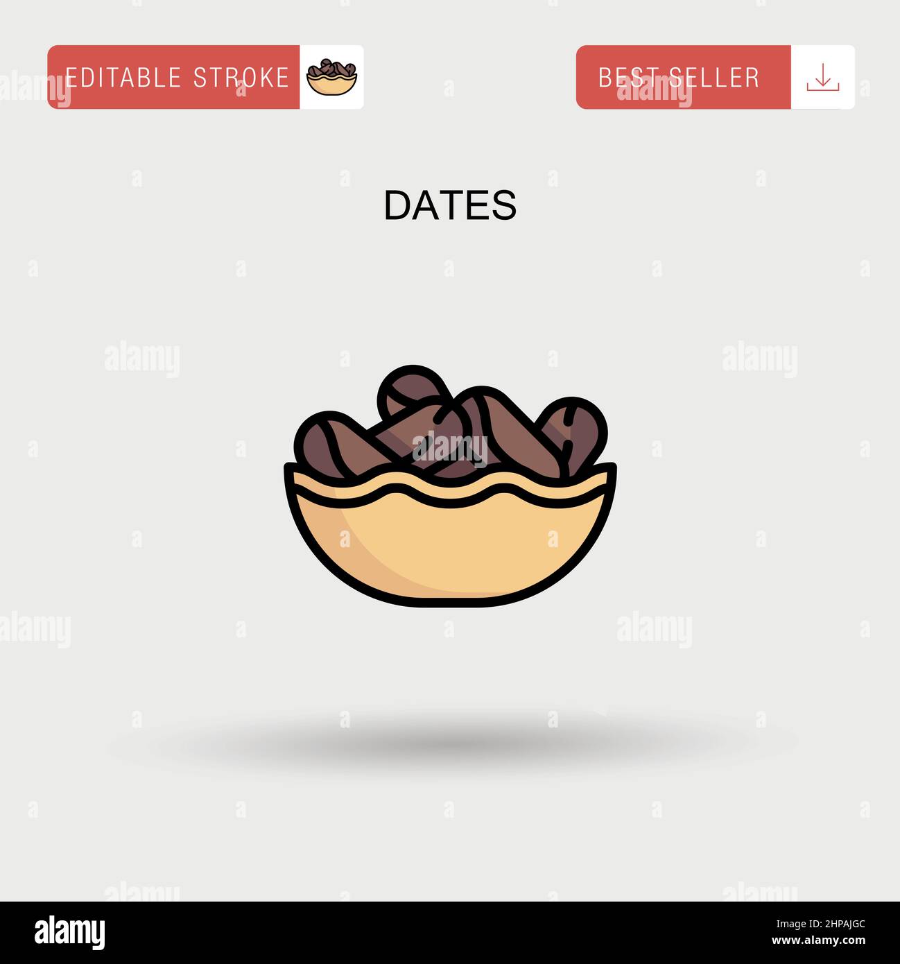 Dates Simple vector icon Stock Vector Image & Art - Alamy