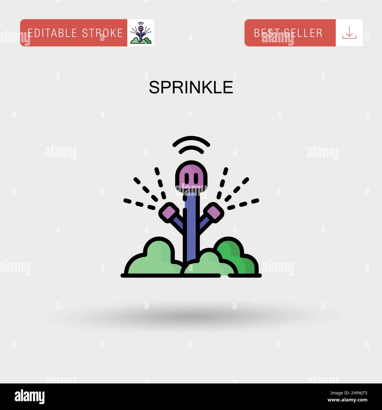 Rainbow sprinkle Stock Vector Images - Alamy