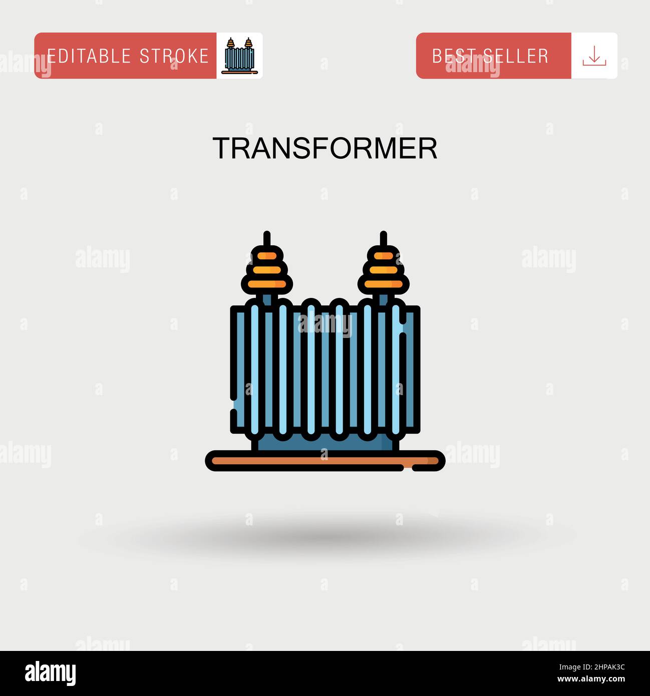 Electric transformer distribution electrical Stock Vector Images - Alamy