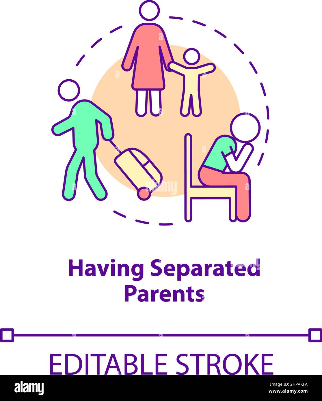 Separated family hi-res stock photography and images - Alamy