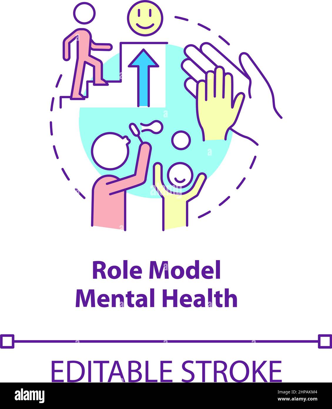 Mentor with child Stock Vector Images - Alamy