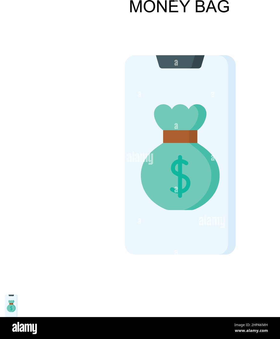 Money bag dollar Stock Vector Images - Alamy