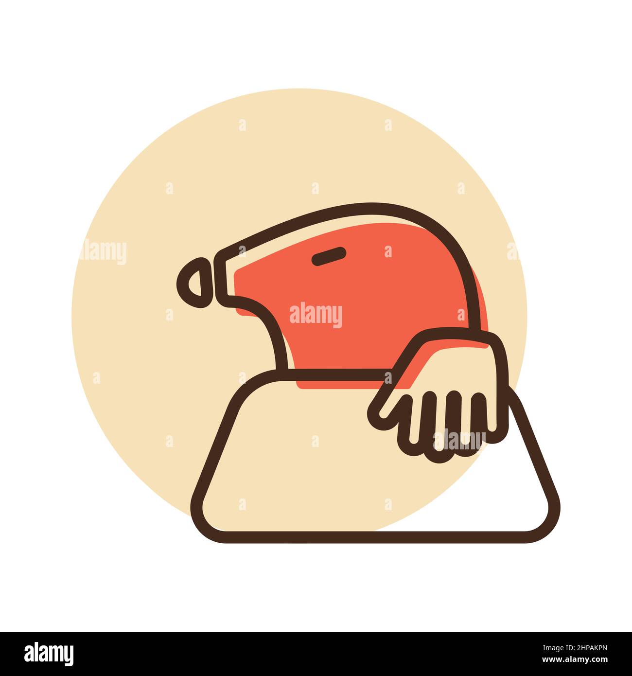 Soil molehill Stock Vector Images - Alamy