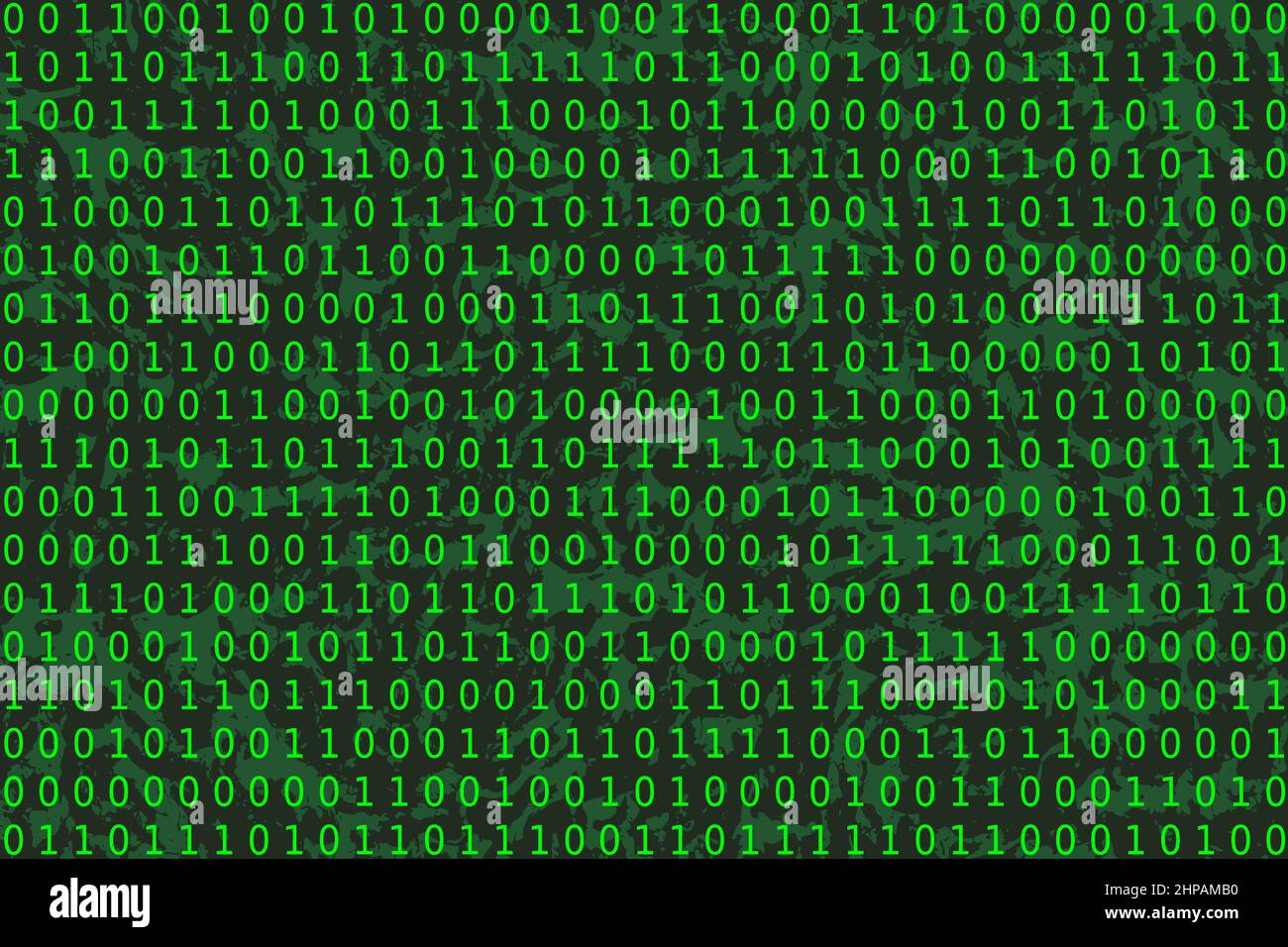 Program Datum Background Green Programming Binary Coding Matrix Vector Stock Vector Image
