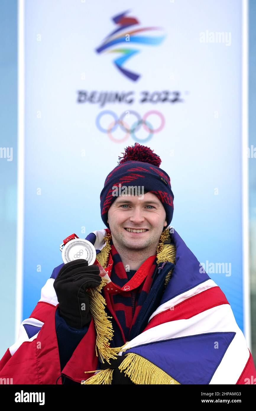 Great Britain's Bruce Mouat, who has been chosen to be the flagbearer ...