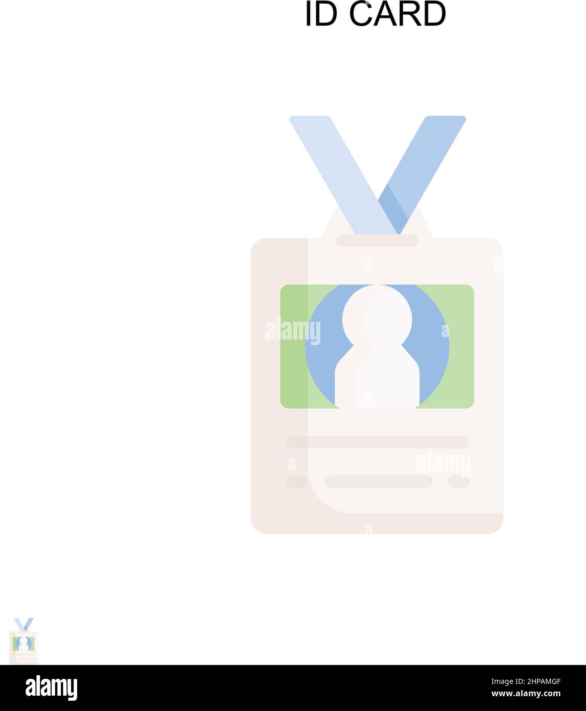 Photo id card Stock Vector Images - Alamy