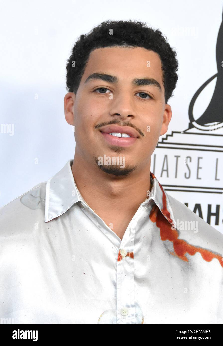 Beverly Hills, California, USA 19th February 2022 Actor Marcus Scribner ...