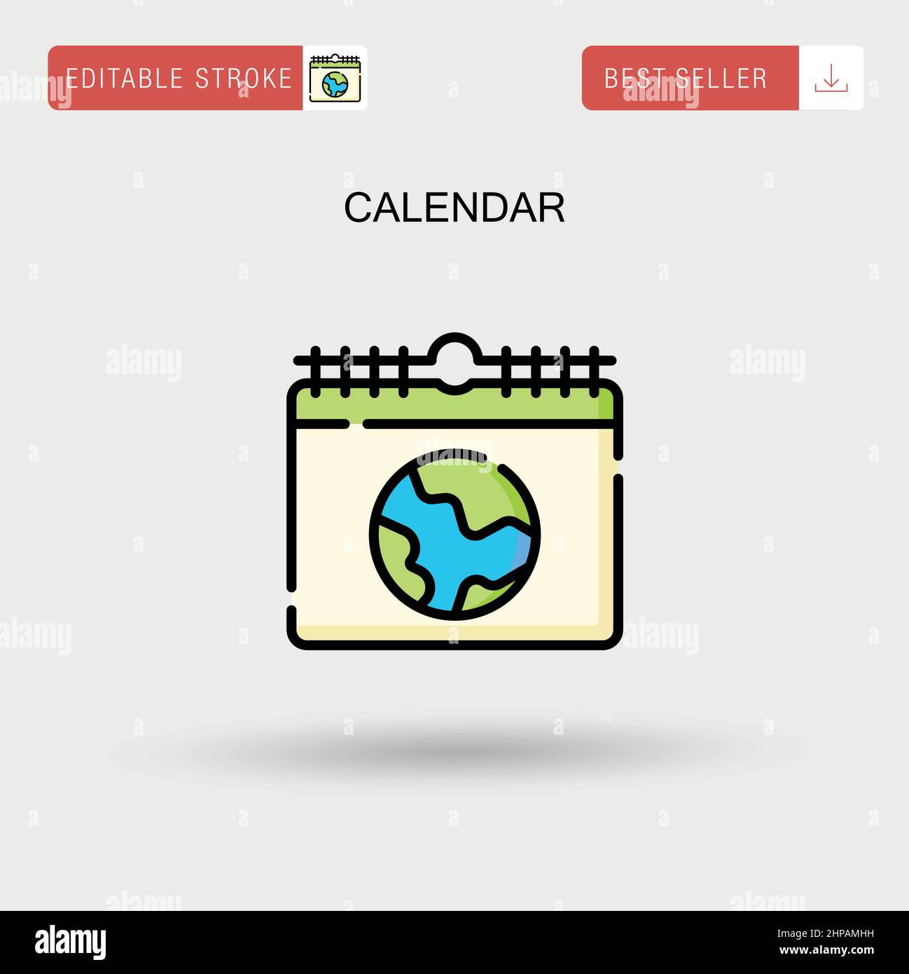 Calendar Simple vector icon Stock Vector Image & Art - Alamy